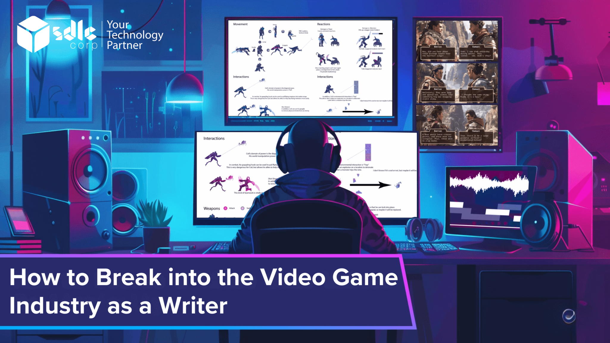How to Break into the Video Game Industry as a Writer - SDLC Corp