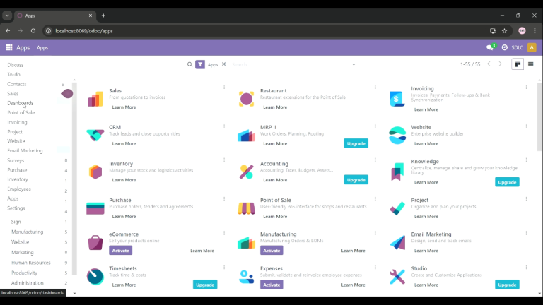 A Beginner’s Guide to Odoo’s User Interface - SDLC Corp