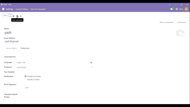 How to Create and Manage Users in Odoo? - SDLC Corp