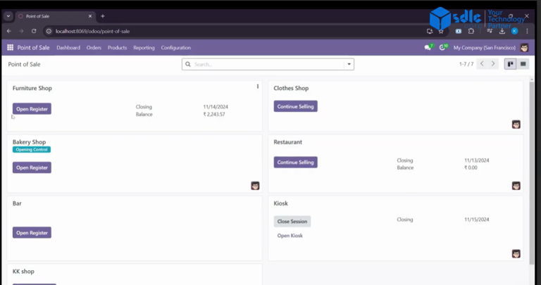 New Employee Login Screen in Odoo 18 POS - SDLC Corp