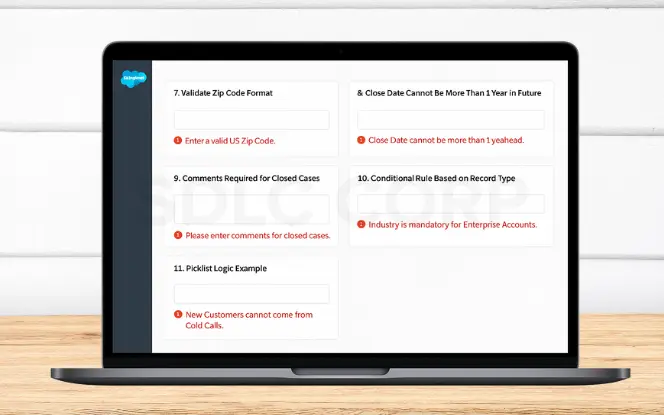 Salesforce Validation Rules: Examples You Can Copy - SDLC Corp