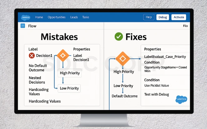 How to Use Decision Elements in Salesforce Flow Like a Pro - SDLC Corp