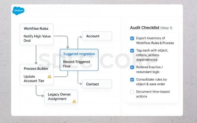 Migrate Salesforce Workflow Rules to Flow: A Checklist - SDLC Corp